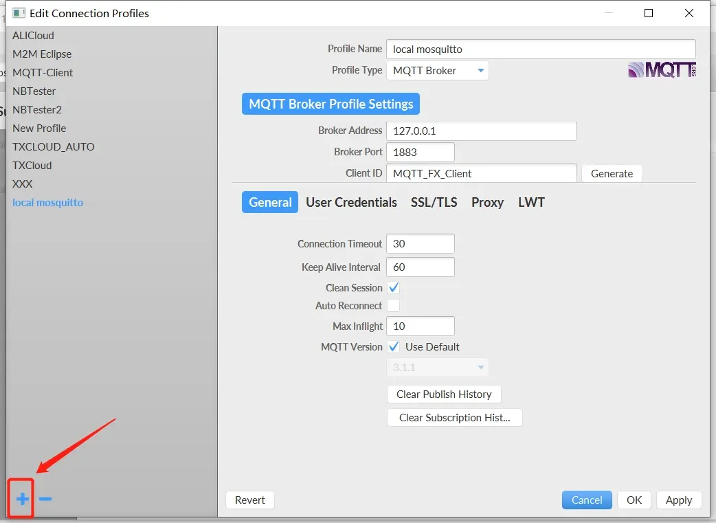 8. 使用MQTT.fx连接云服务器