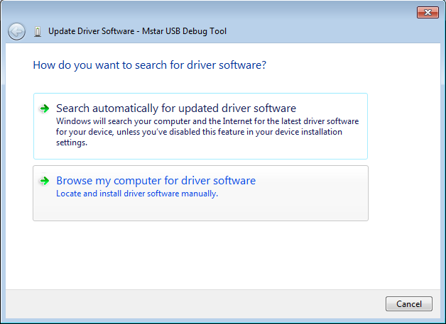 2.3 Manual Installing the drivers