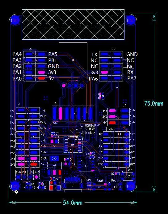 STM32 Std 原理图 & PCB图