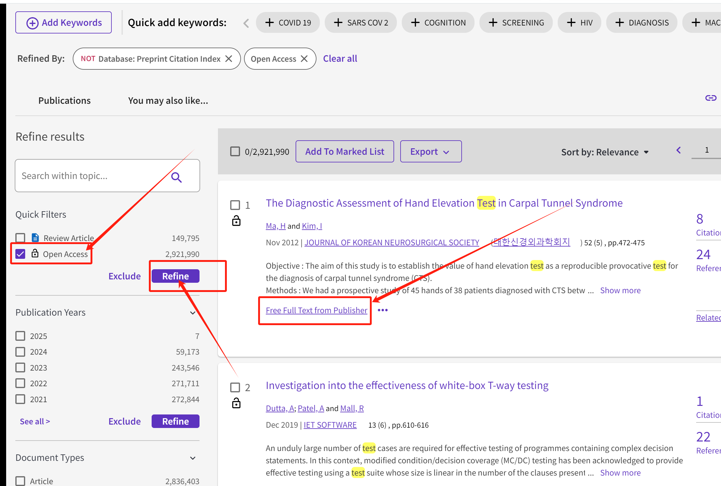 Web of Science使用说明