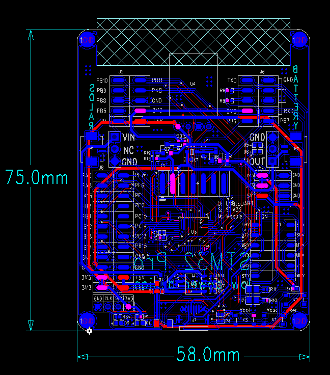 4. STM32 Pro LP 主板 原理图 & PCB图