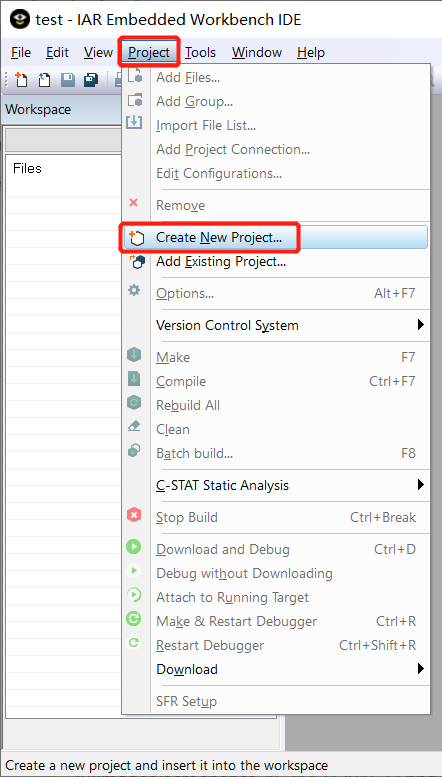 1.1 新建工作空间及工程